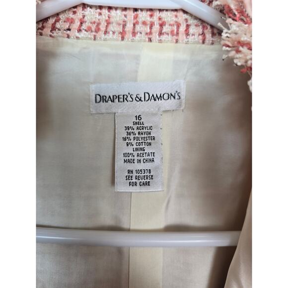 Draper'S & Damon'S | Jackets & Coats | Nwt Drapers Damons Blazer Size 6 ...